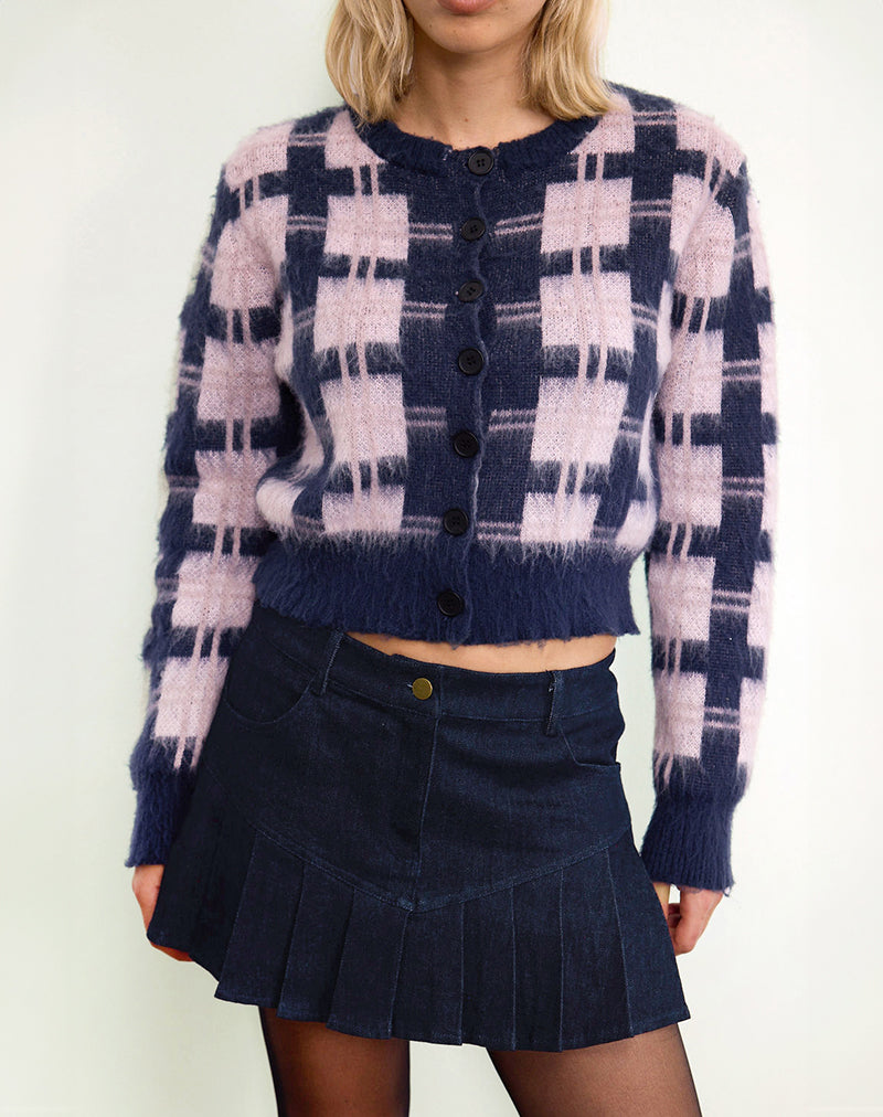 Indigo Denim Mini Skirt | Laduma – motelrocks.com