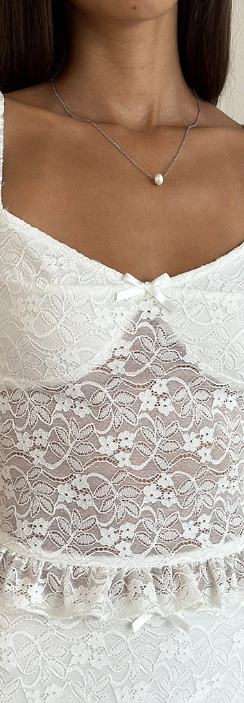 Ivory Lace Cami Top | Brietta – motelrocks.com