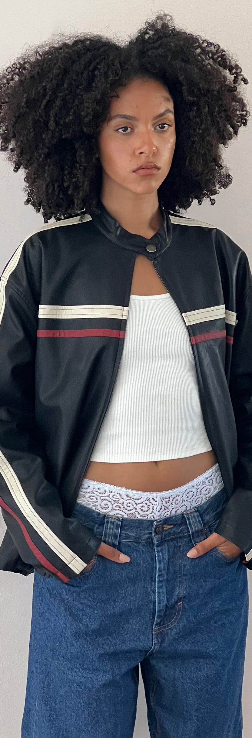 PU Black Jacket | Colton – motelrocks.com