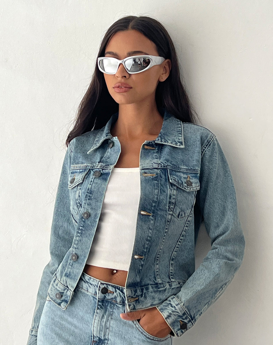 Silver Wrap Sunglasses | Blake – motelrocks.com
