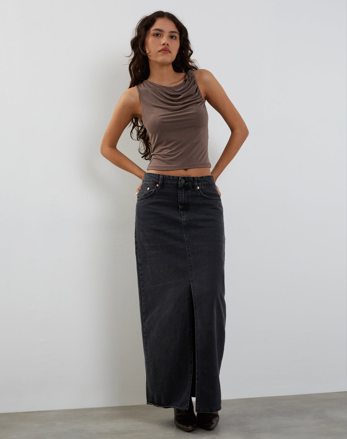 Mocca Vest Top | Hagne – motelrocks.com