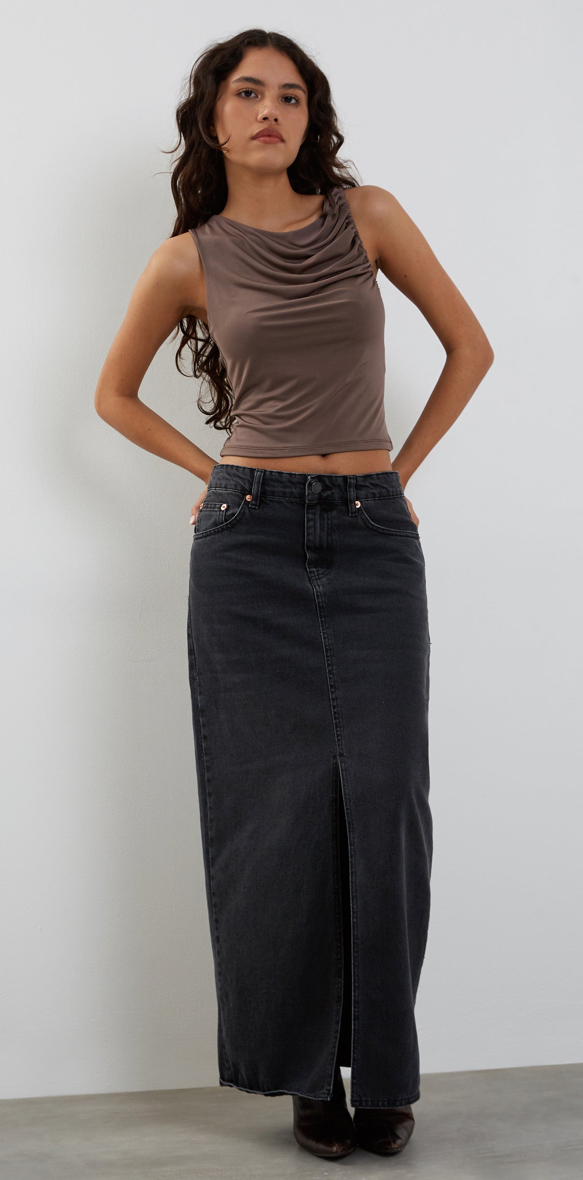 Mocca Vest Top | Hagne – motelrocks.com