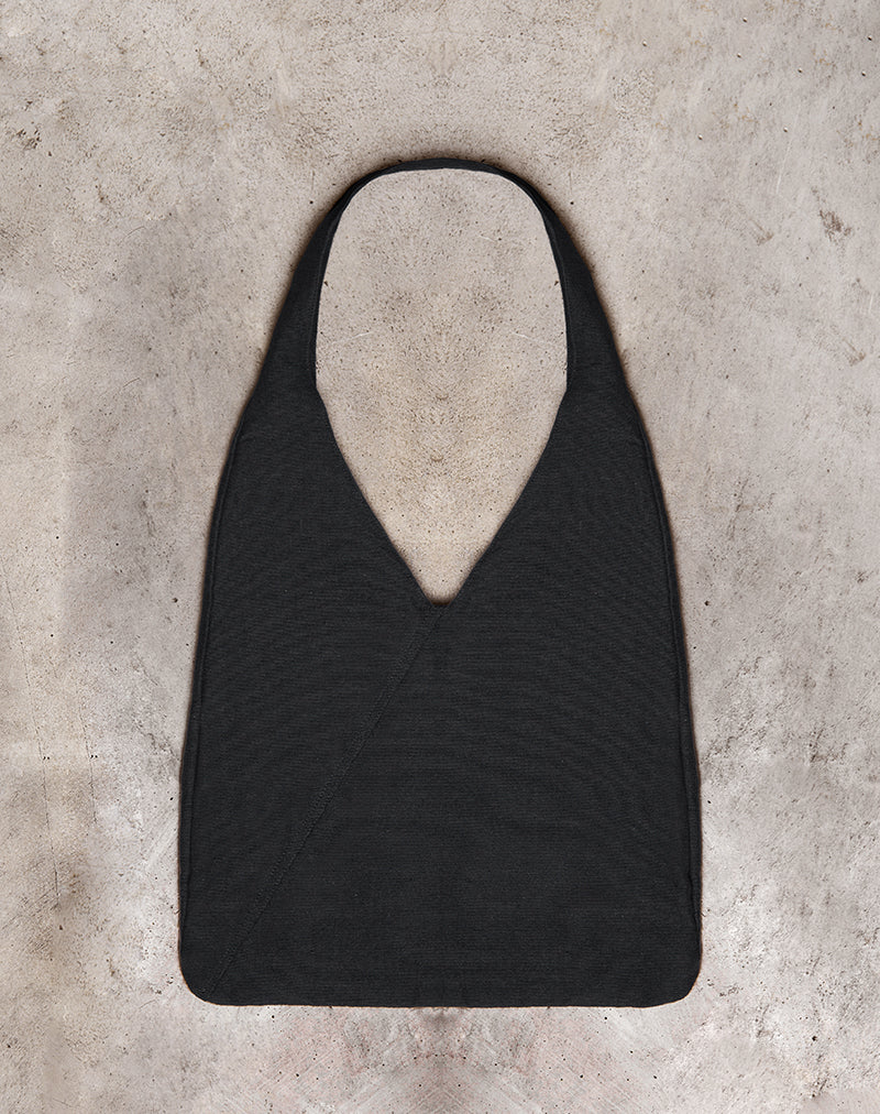 Black Oversized Shoulder Bag | Lum – motelrocks.com