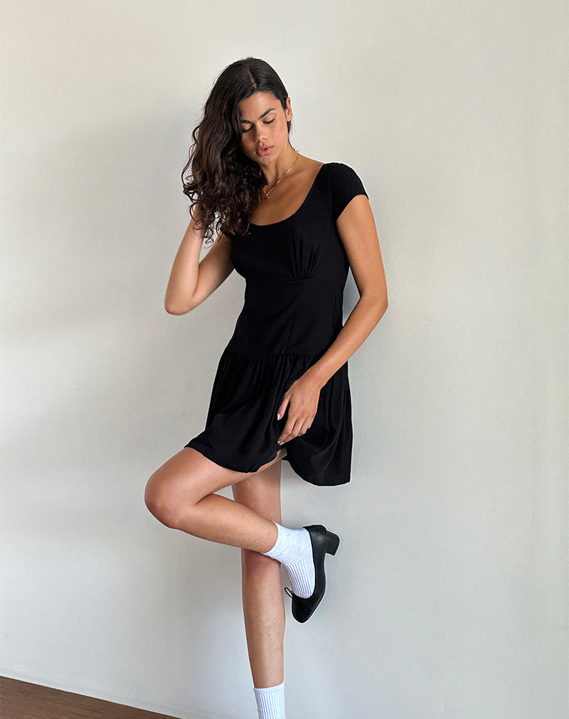 Black Mini Dress | Ohayo – motelrocks.com