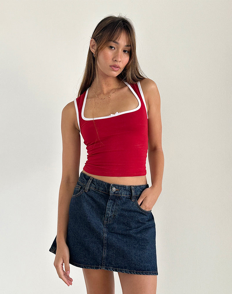 Adrenaline Red Top | Shinju – motelrocks.com