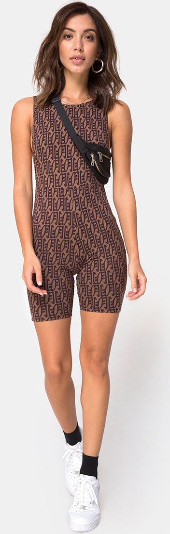 Acro Unitard in Chinese Moon – motelrocks.com