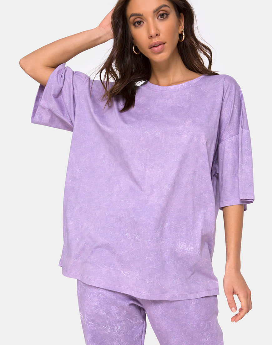 Purple Acid Wash Top | Botec – motelrocks.com