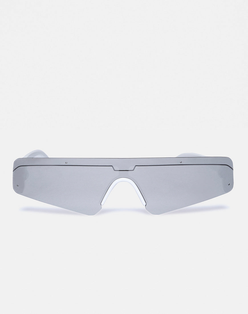 Cyber Sunglasses in Steel – motelrocks.com