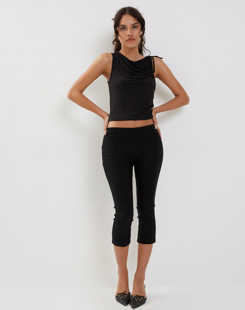 Black Vest Top | Hagne – motelrocks.com