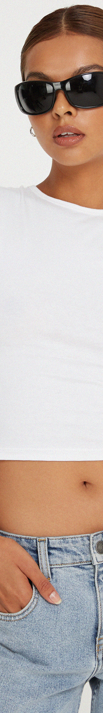 White Basic Vest Top | Monlo – motelrocks.com