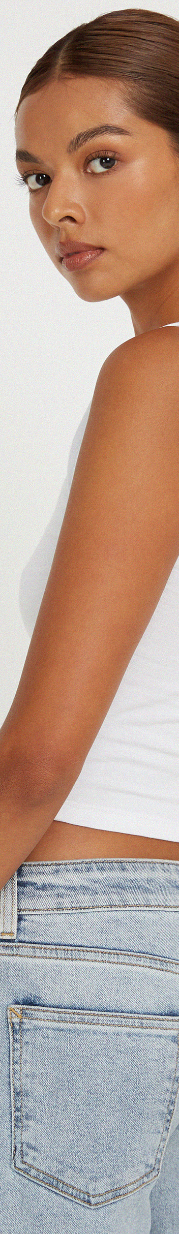 White Basic Vest Top | Monlo – motelrocks.com