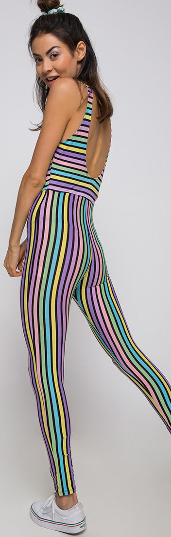 Unitard in New Stripe – motelrocks.com