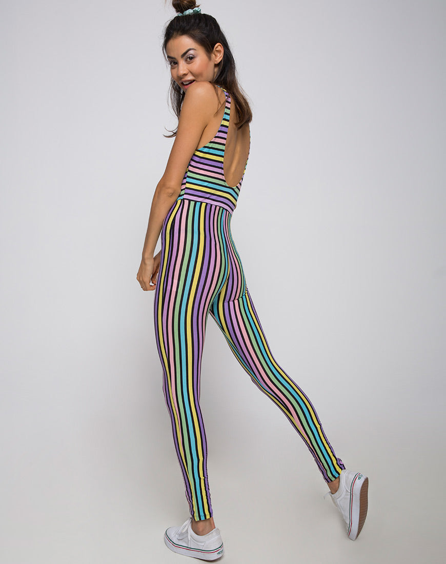 Unitard in New Stripe – motelrocks.com